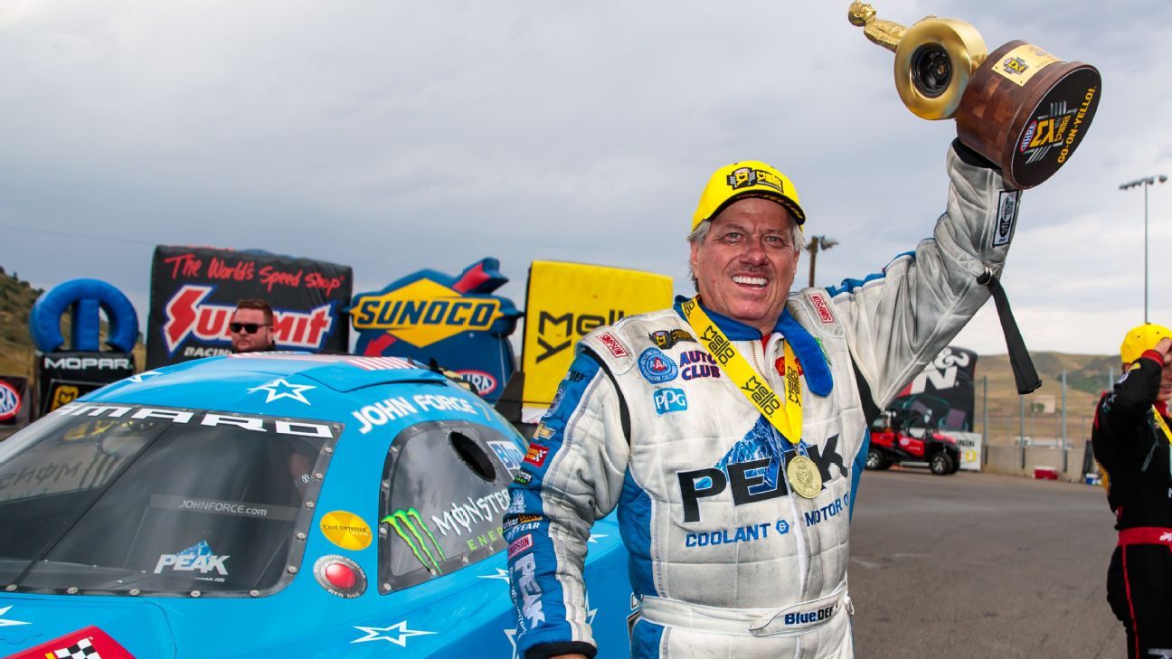 John Force wins Dodge Mile-High NHRA Nationals - ESPN