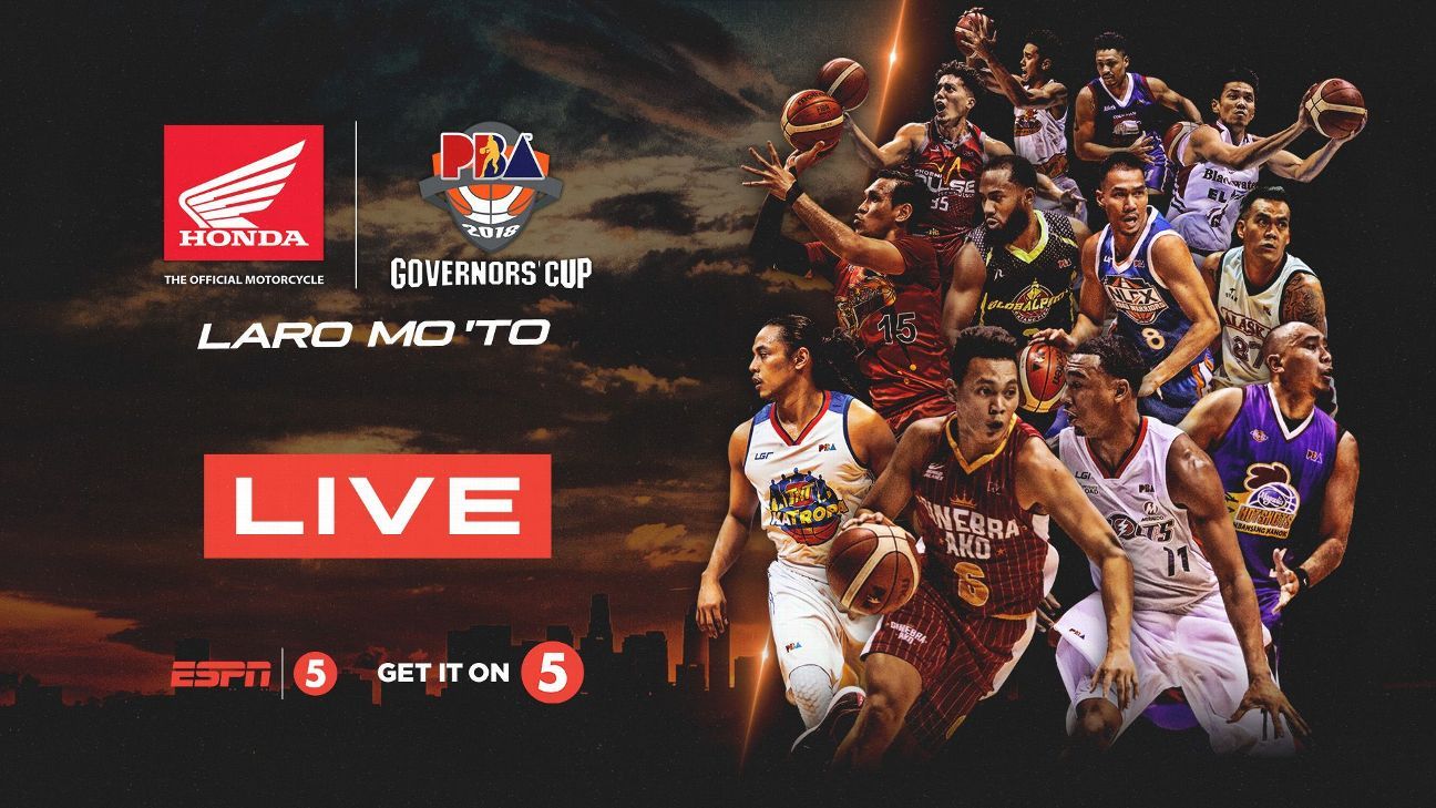 WATCH LIVE: PBA Governors' Cup (August 24) - ESPN