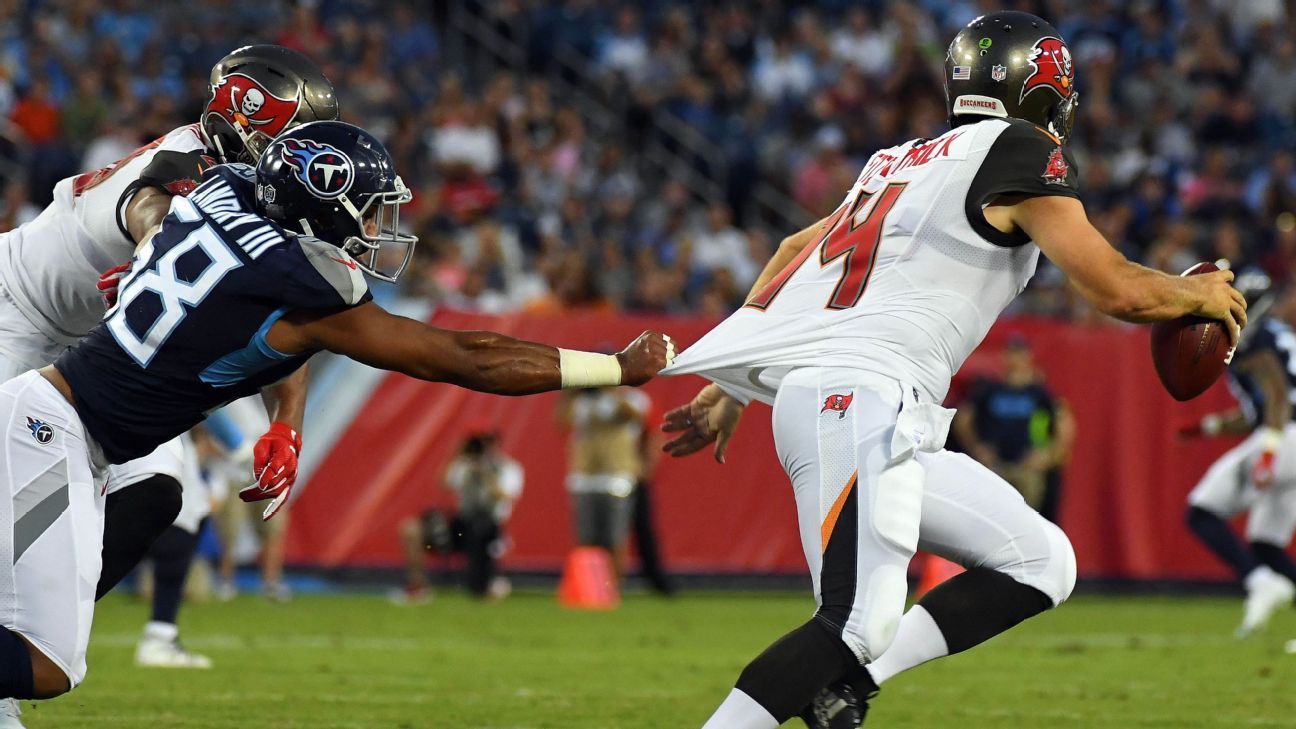 Harold Landry among Titans rookies having strong training camp - ESPN ...