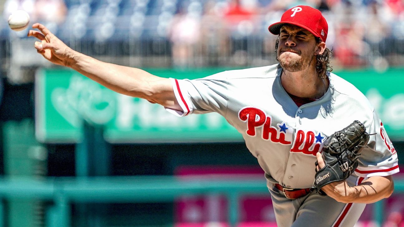 MLB -- Aaron Nola shines brightest on NL's day of aces - ESPN