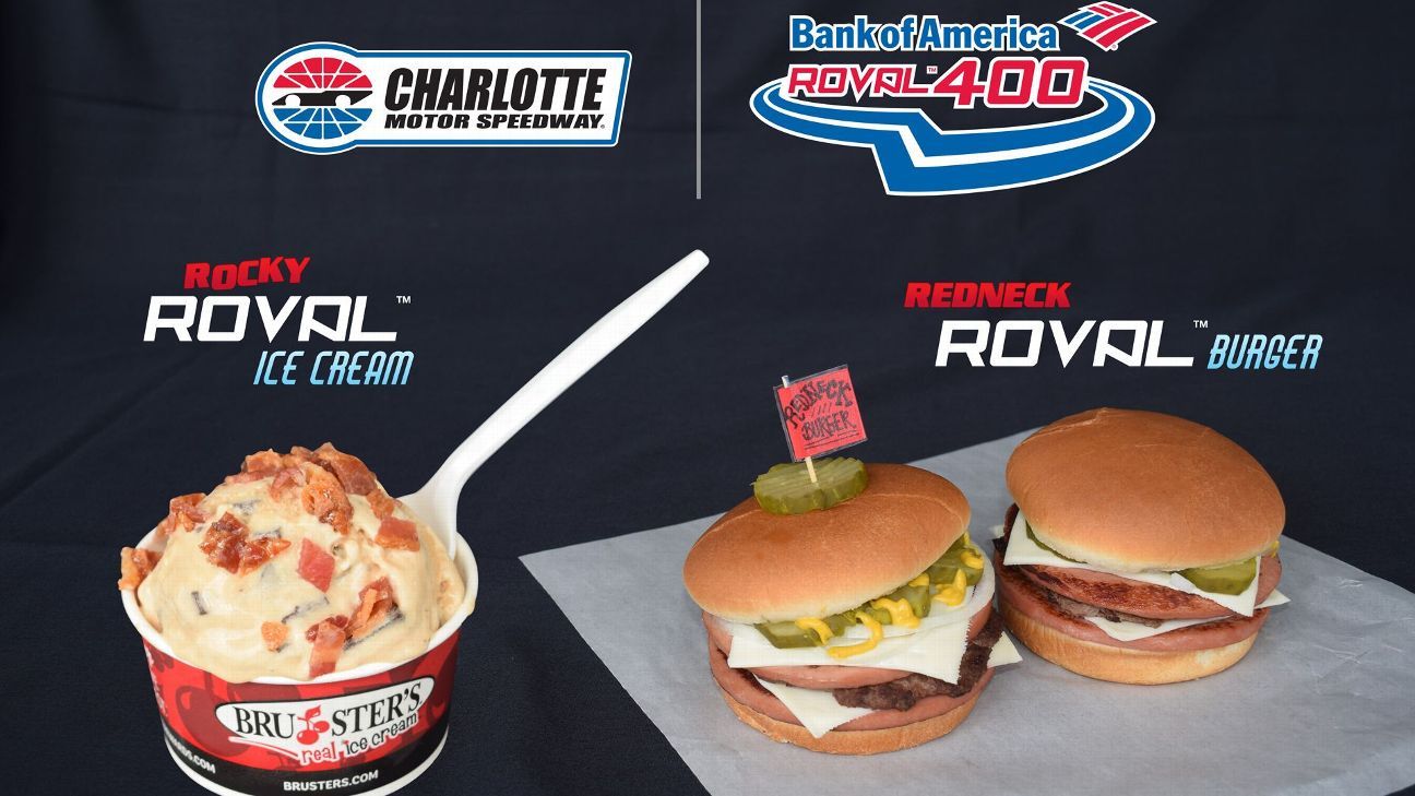 Rocky ROVAL ice cream, Redneck ROVAL burger rev up refreshments at ...