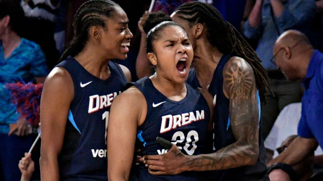 Washington Mystics Lose Elena Delle Donne Game 2 As Atlanta Dream Even
