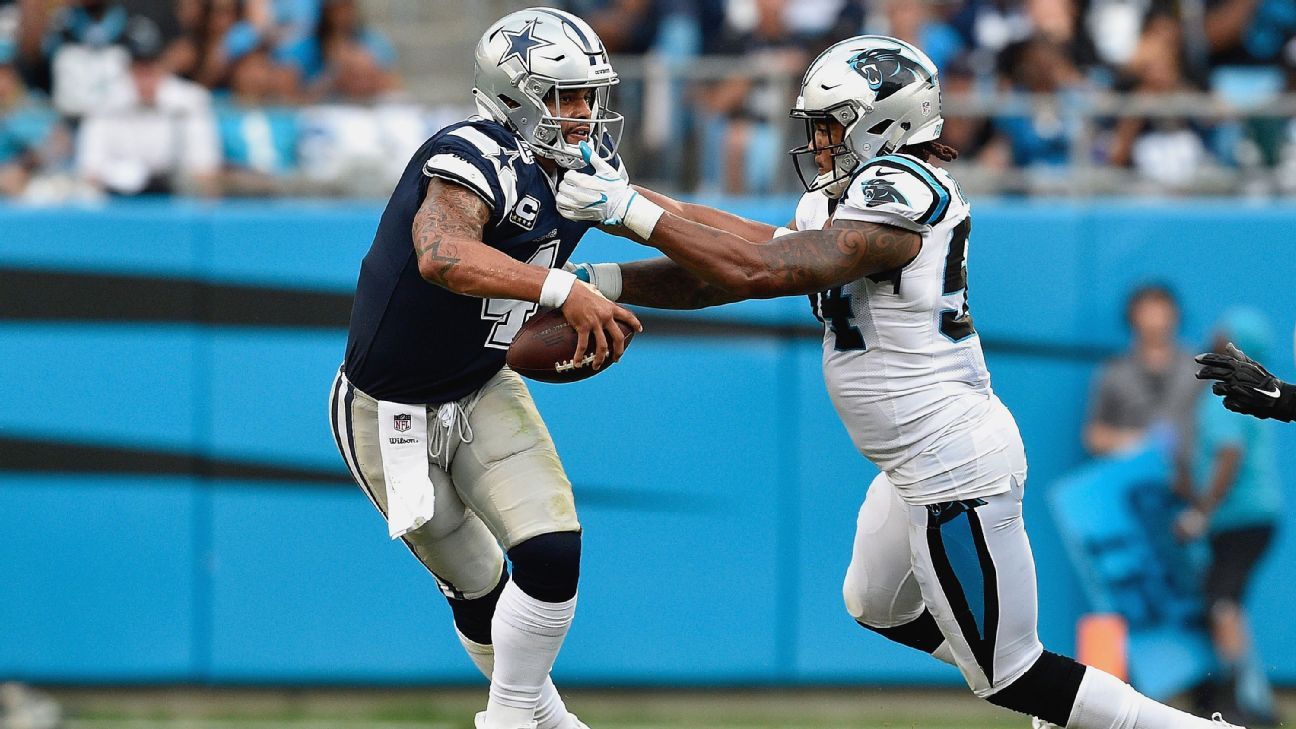 Dallas Cowboys' offense has no answers in first true test - ESPN ...