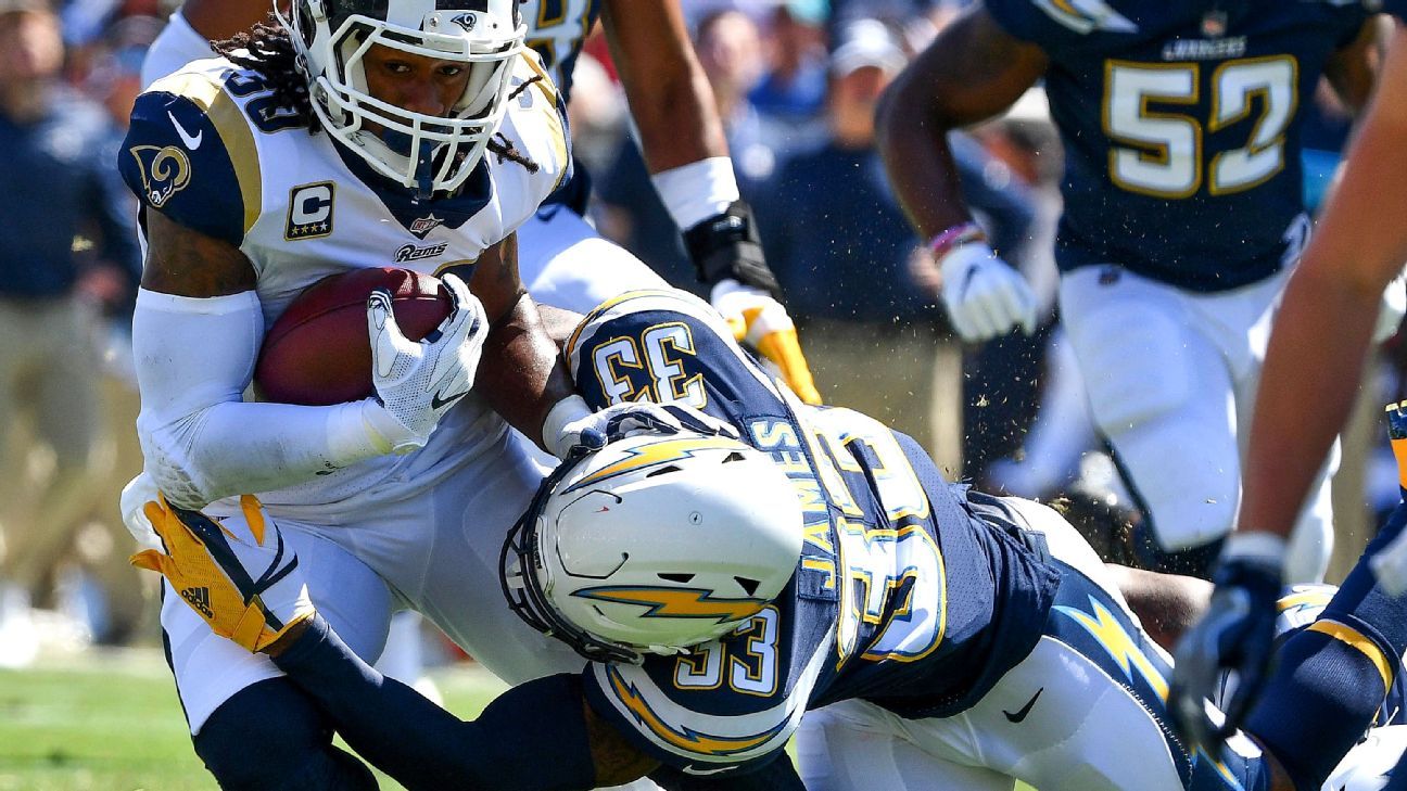 Chargers' defense has failed tests against top teams - ESPN - Los ...