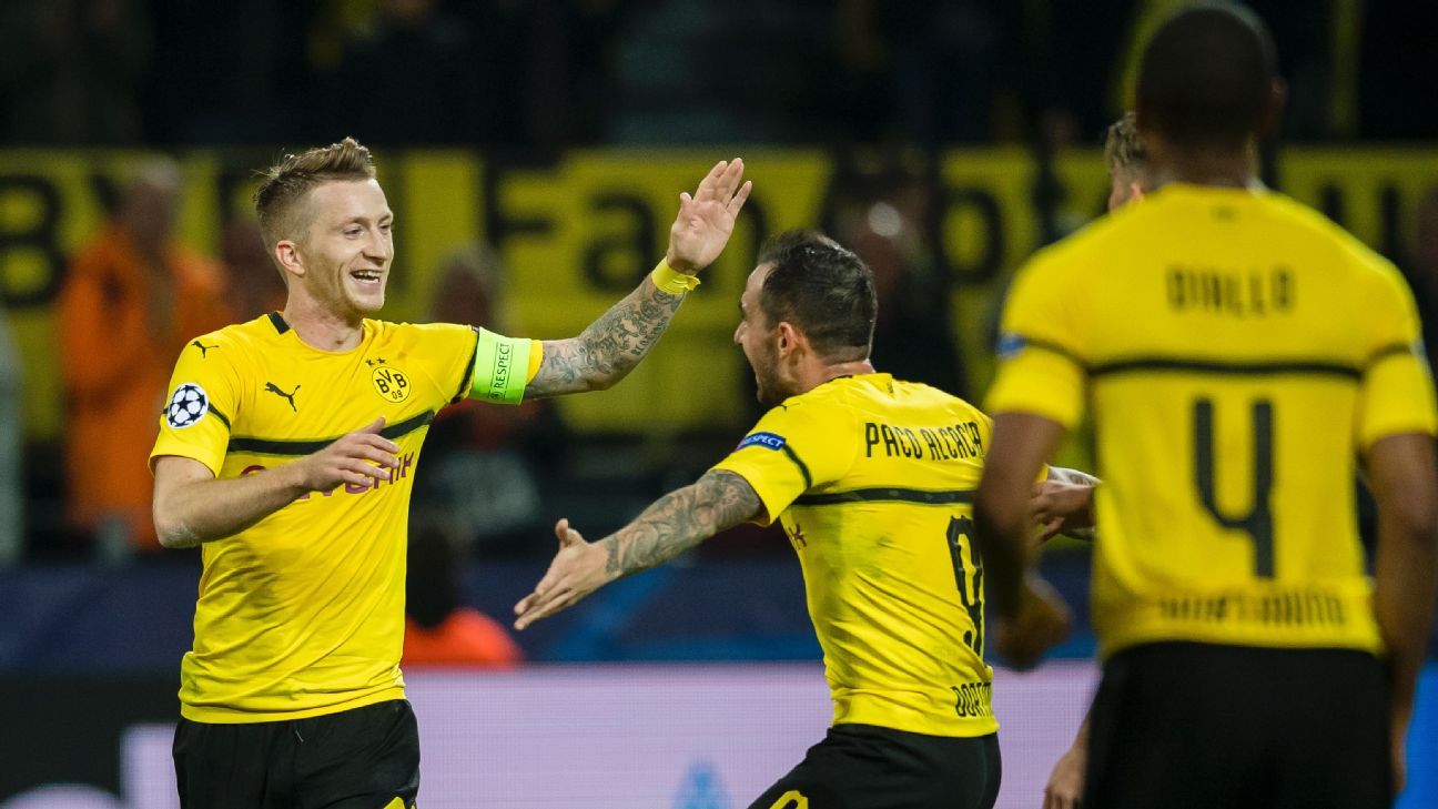 Marco Reus 'not surprised' by Borussia Dortmund's Bundesliga UCL form ...