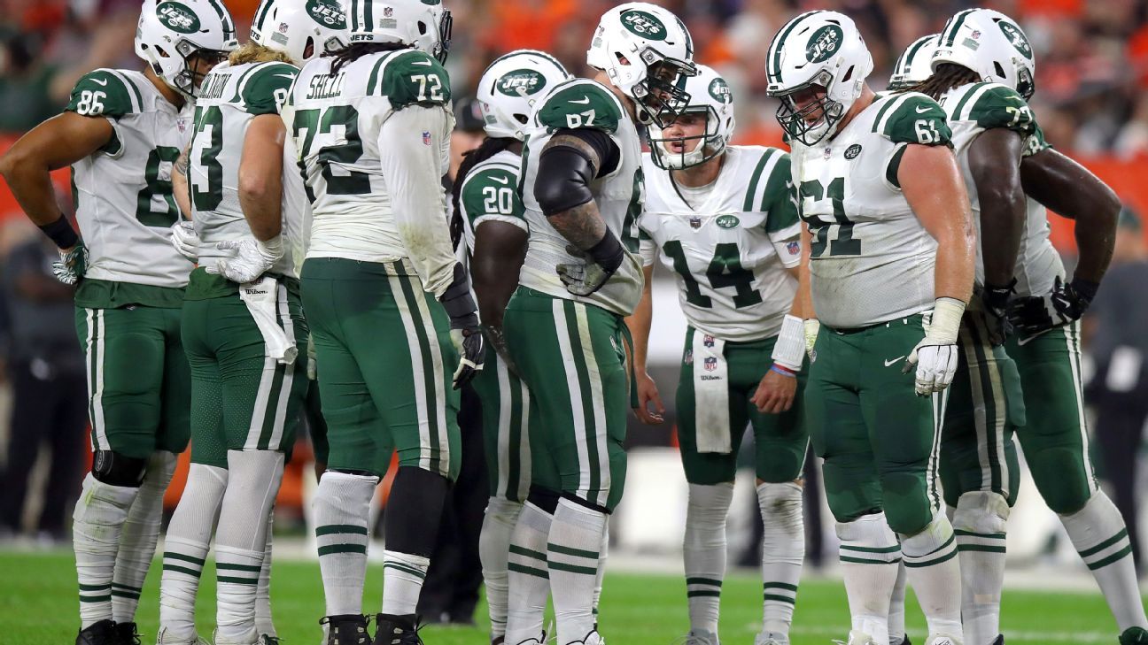 Sam Darnold vs. time: New York Jets' rookie QB plays beat the clock - ESPN - New York Jets Blog ...