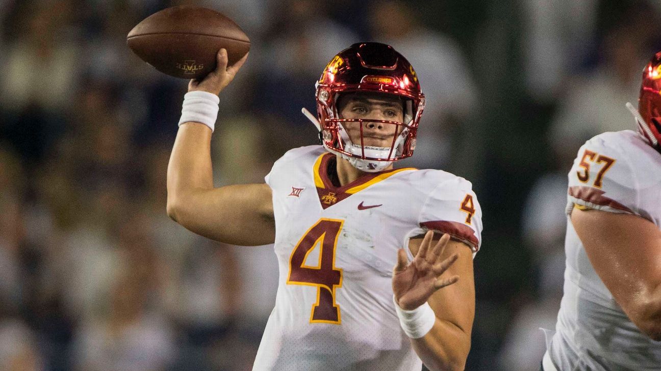 Iowa State Cyclones QB Zeb Noland to transfer - ESPN