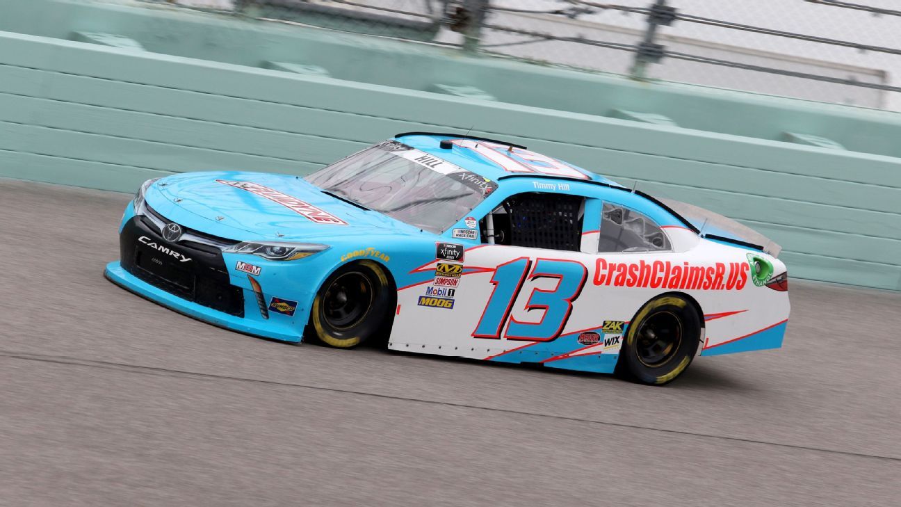 2018 NASCAR XFINITY Series Paint Schemes - Team #13 - ESPN