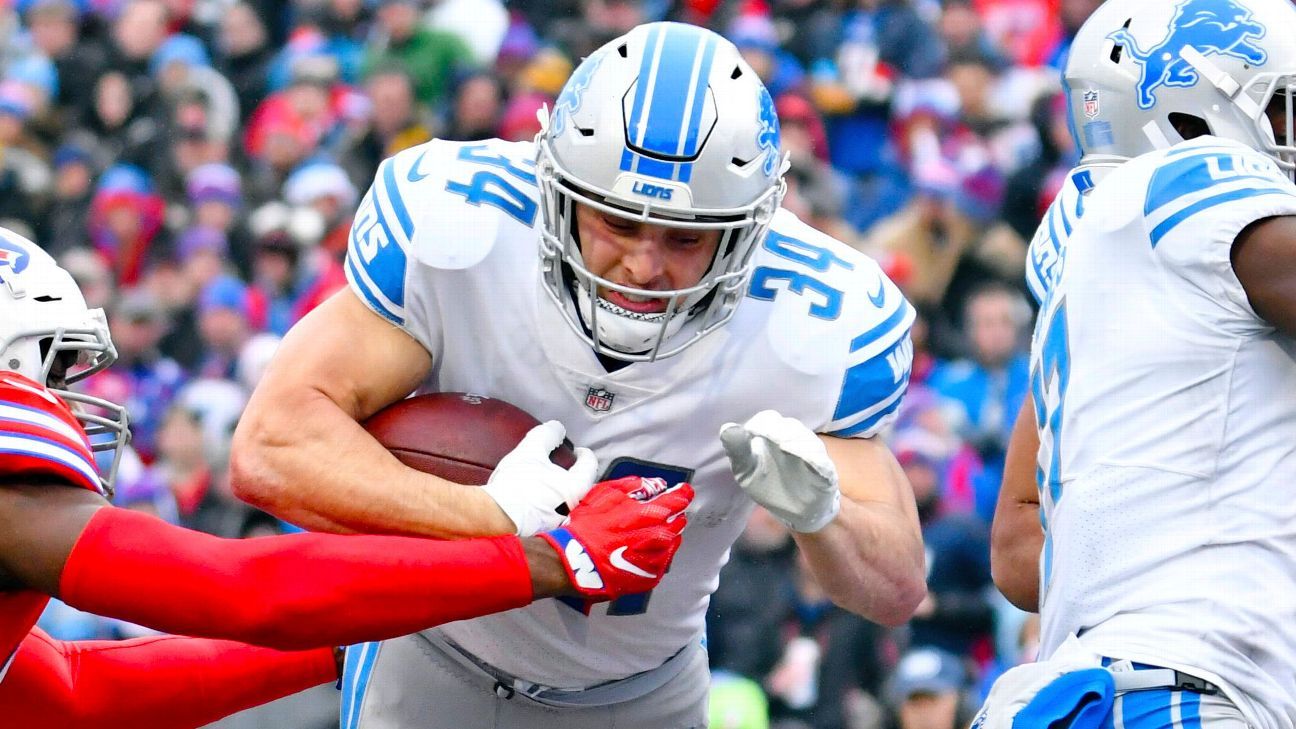 Detroit Lions' 2019 free-agent signings: Zach Zenner to return - ESPN ...