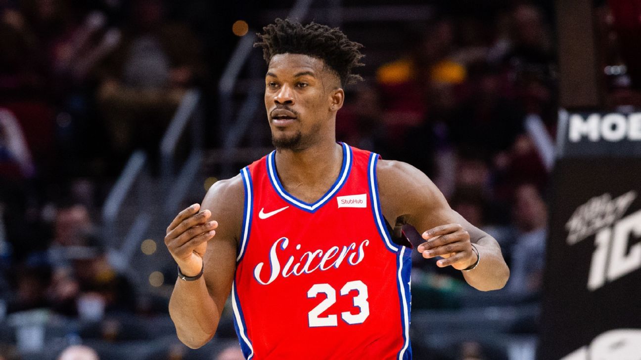 Los 76ers esperan que el escolta Jimmy Butler regrese el martes - ESPN