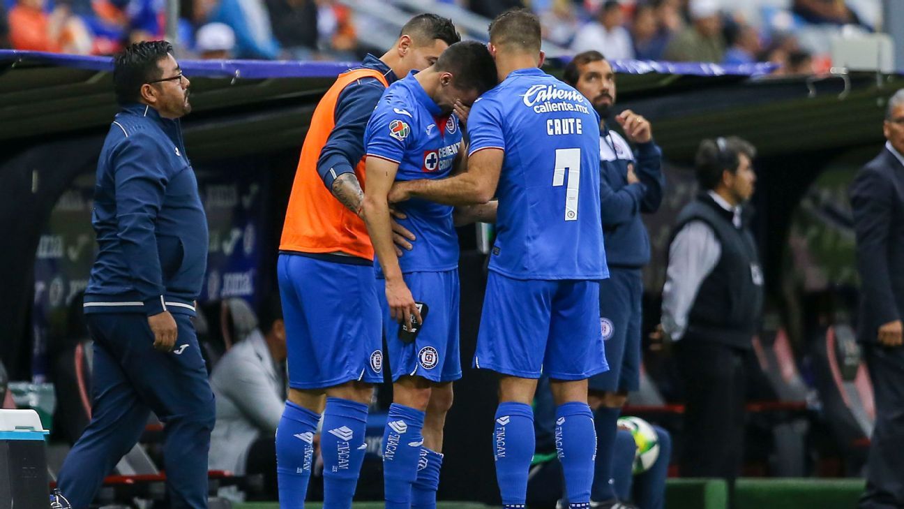 Cruz Azul pierde a tres jugadores por lesión el mismo día - ESPN