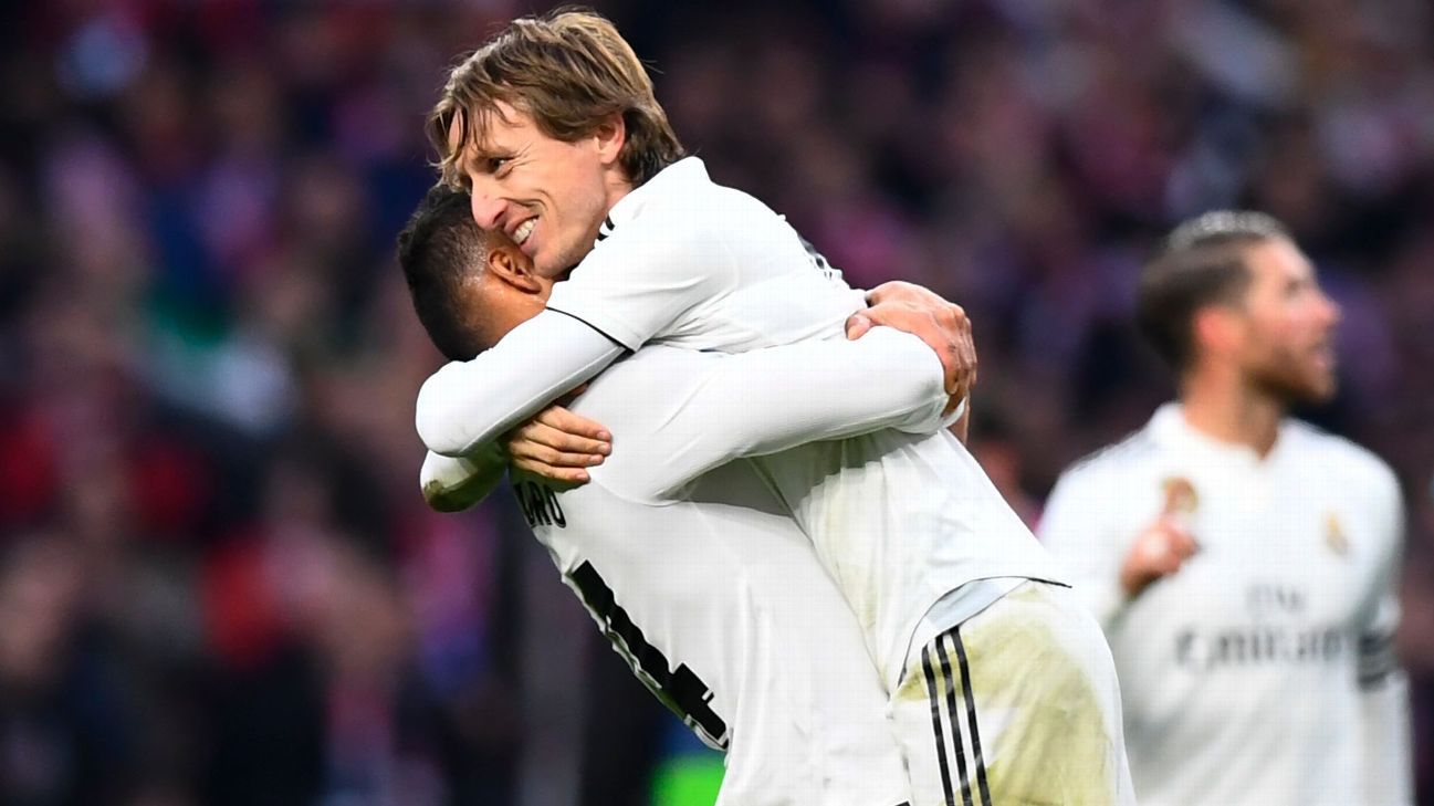 Modric, Kroos 8/10 in Real Madrid's derby win over rival Atletico - ESPN