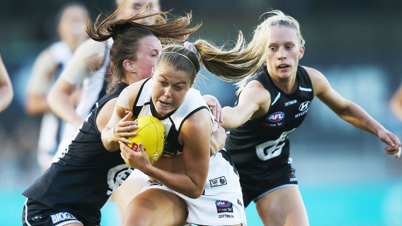 Carlton win late in AFLW over Collingwood - ESPN