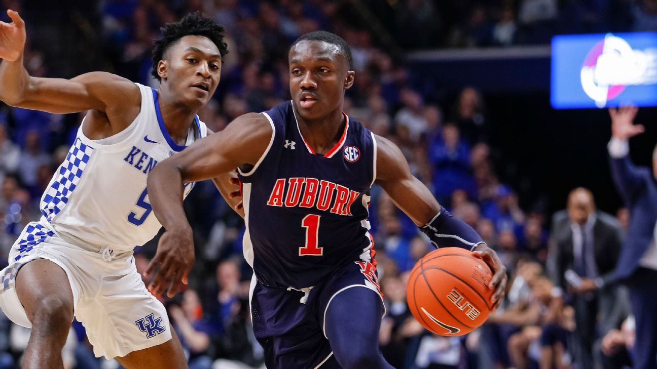 For Auburn's 5-foot-11 Jared Harper, there are no vertical limits - ESPN