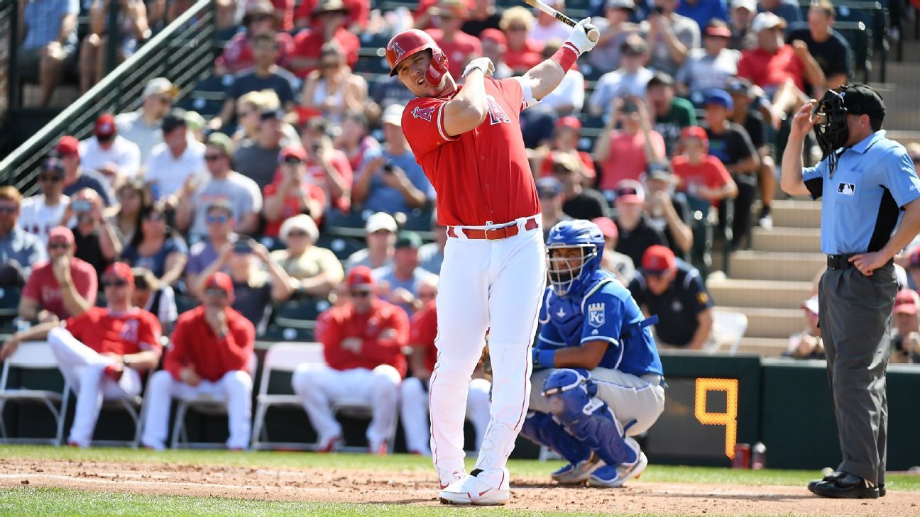 Trout completa primer juego tras acuerdo millonario - ESPN