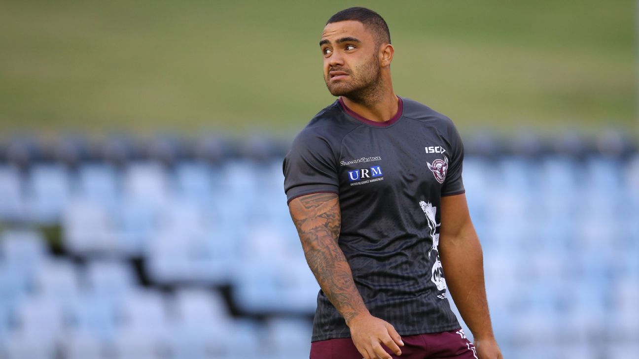 NRL clears Manly's Dylan Walker to return - ESPN
