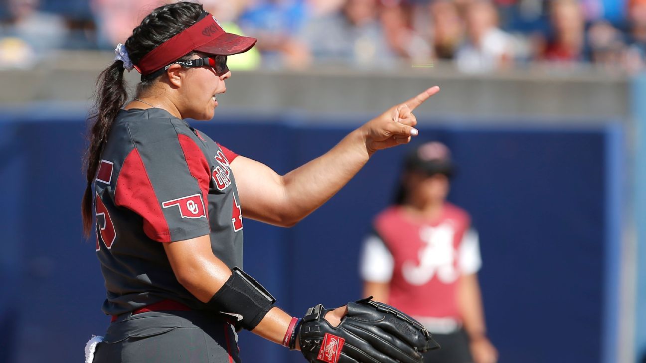 Oklahoma Surges Into Wcws Finals Ucla Awaits Espn