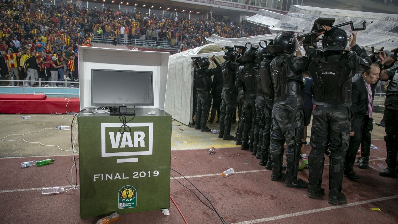 VAR issue forces CAF Champs Lge final replay - ESPN