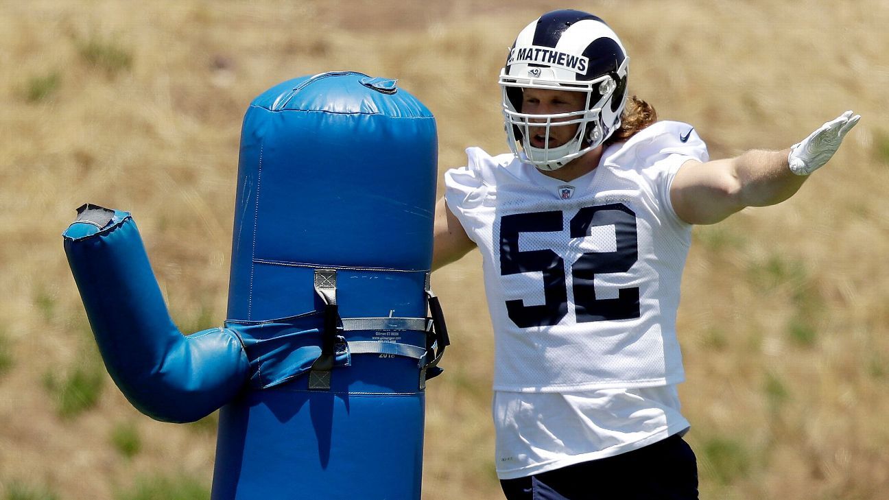 Clay Matthews navigates fresh start with Rams, sans tan - ESPN - Los ...