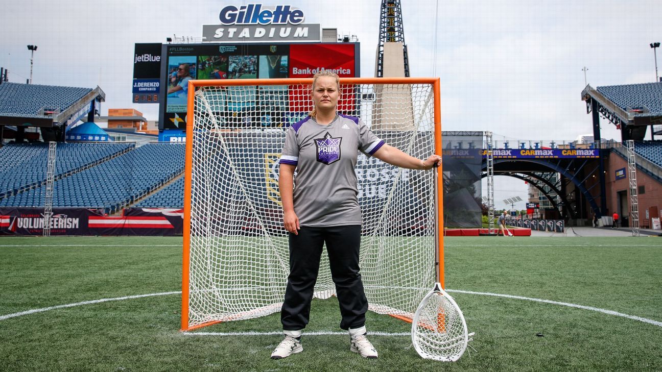 Molly Wolf is proud to show her Pride on and off the lacrosse field - ESPN