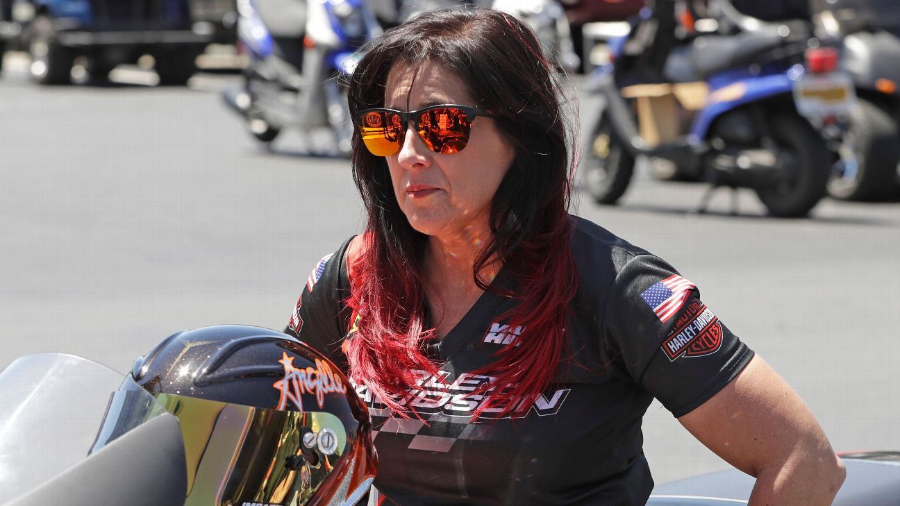 NHRA's Angelle Sampey blazing trails with new ride - ESPN