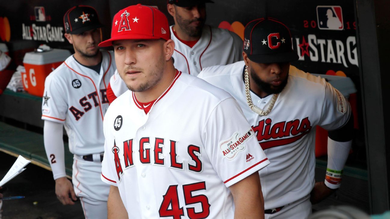 Trout, La Stella don Skaggs' 45 at All-Star Game