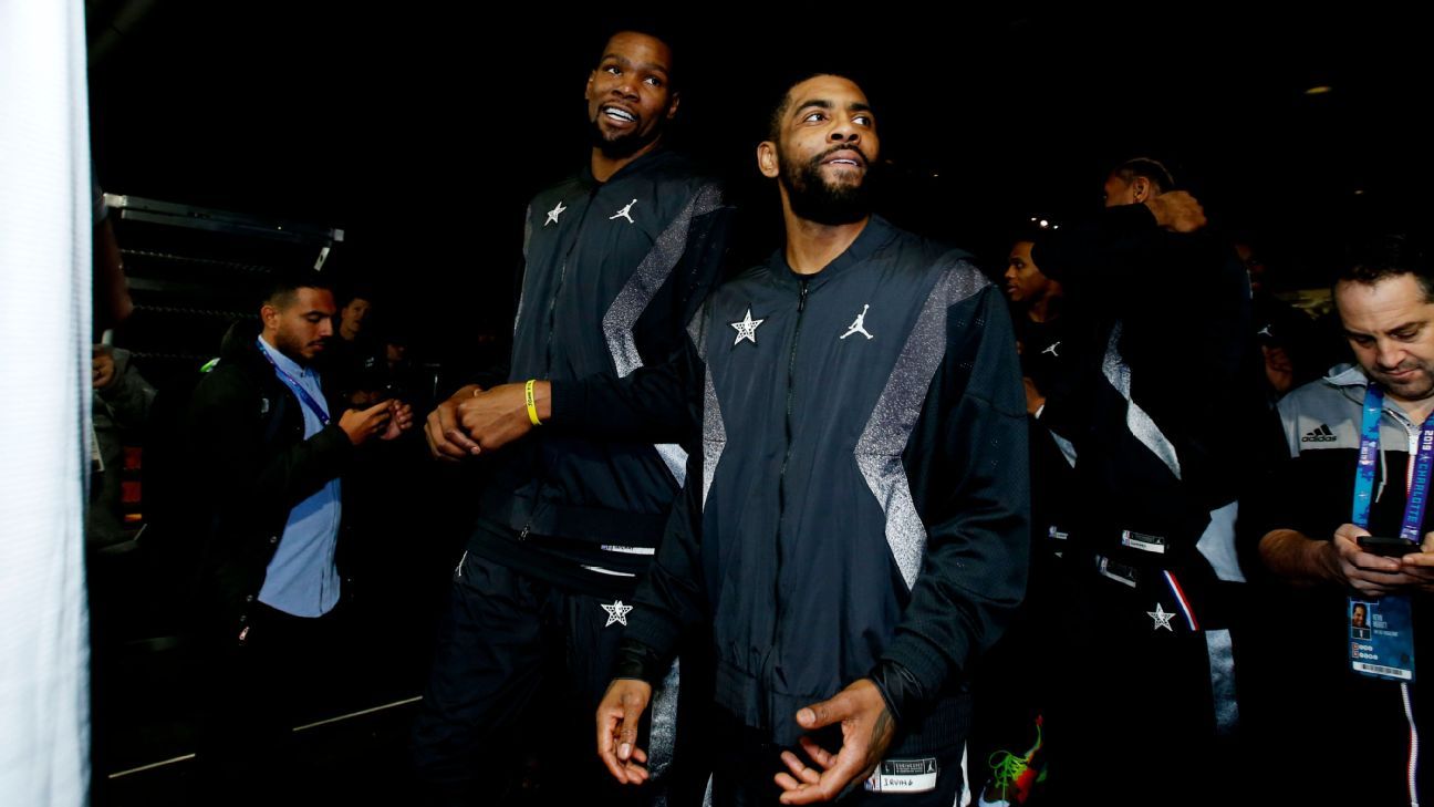 Así son los contratos de KD y Kyrie con Nets - ESPN