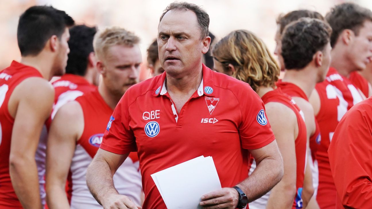 AFL John Longmire stays on as Sydney Swans coach - ESPN