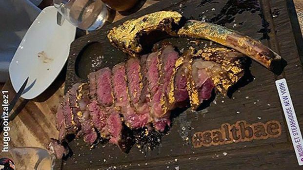 Seleccionados del Tri disfrutaron filete bañado en oro - ESPN