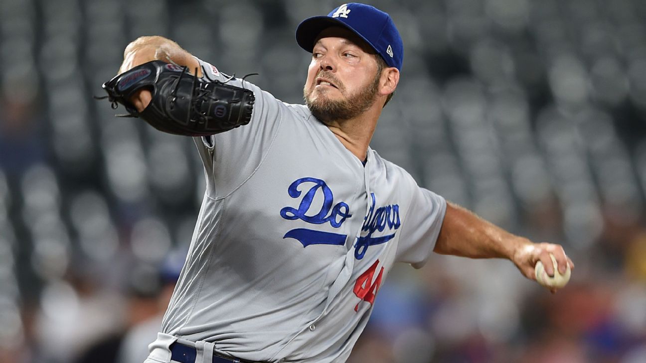 Fuente: Pitcher Rich Hill se perdería primera mitad de temporada 2020 ...
