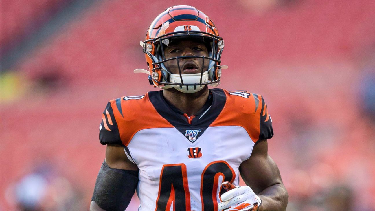 Brandon Wilson opens the Bengals' game with a 92-yard kickoff return TD ...