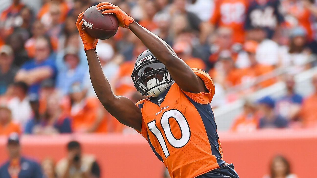 San Francisco 49ers send message with trade for Emmanuel Sanders - ESPN ...