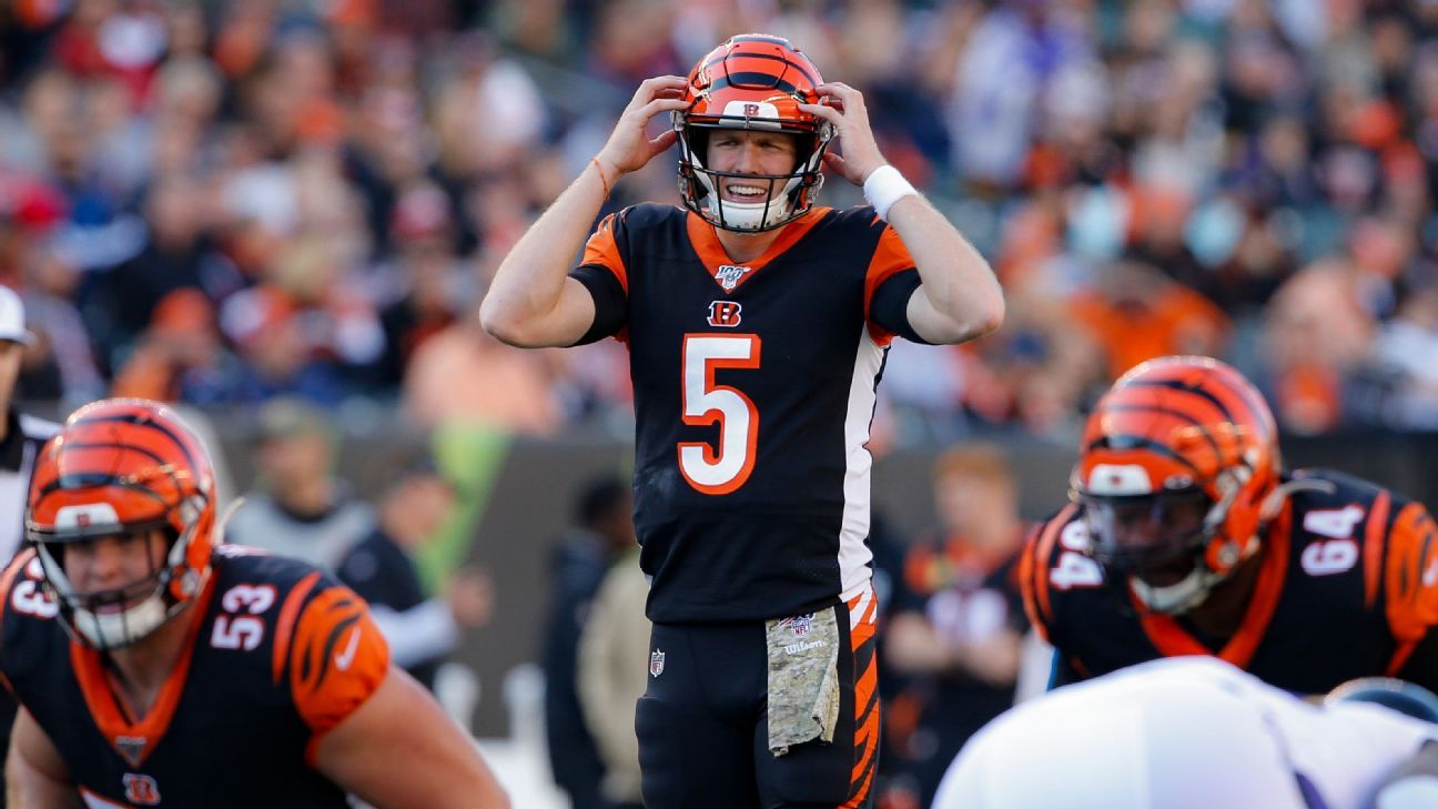 Mistakes not only thing to look for in evaluating Bengals QB Ryan ...