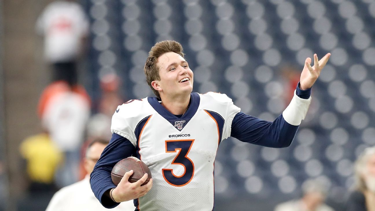 Drew Lock hace soñar a los Broncos con actuación en Houston - ESPN
