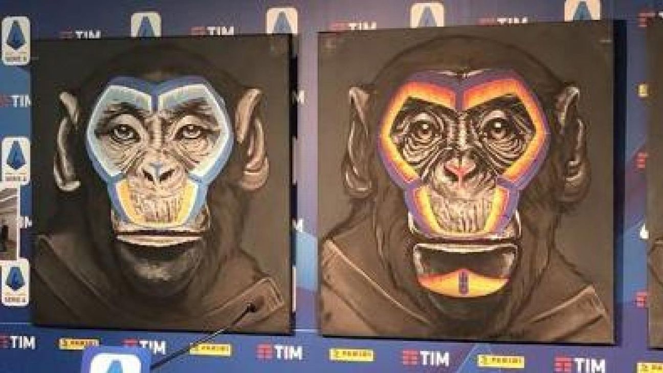 Serie A anti-racism artist defends ape artwork - ESPN