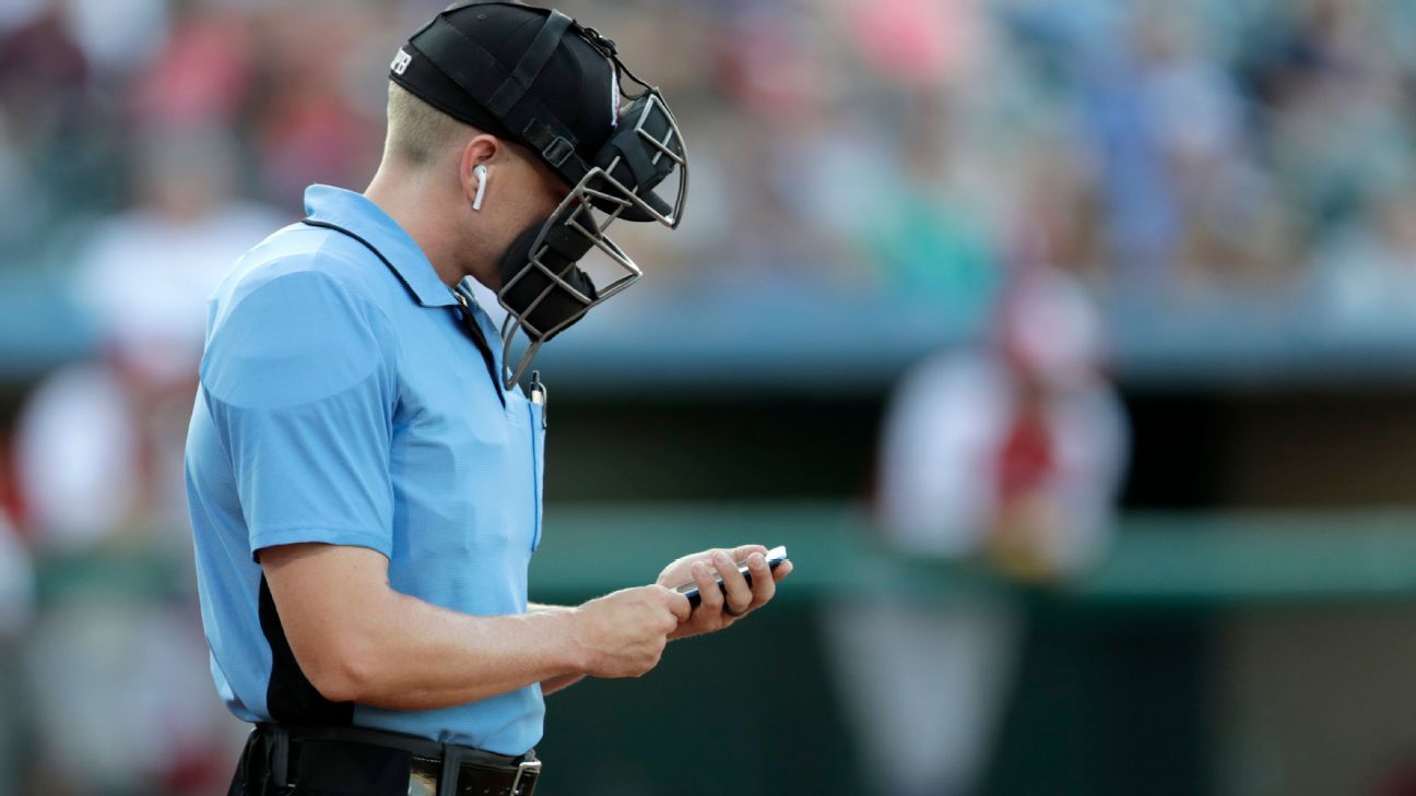 Reporte: MLB acuerda con umpires probar zona strike automatizada - ESPN