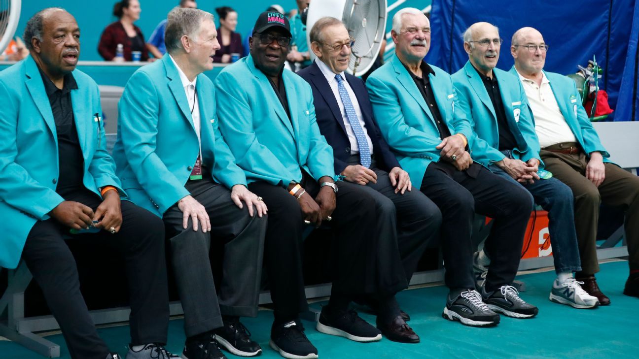 Elegidos los Dolphins del '72 como el mejor equipo - ESPN