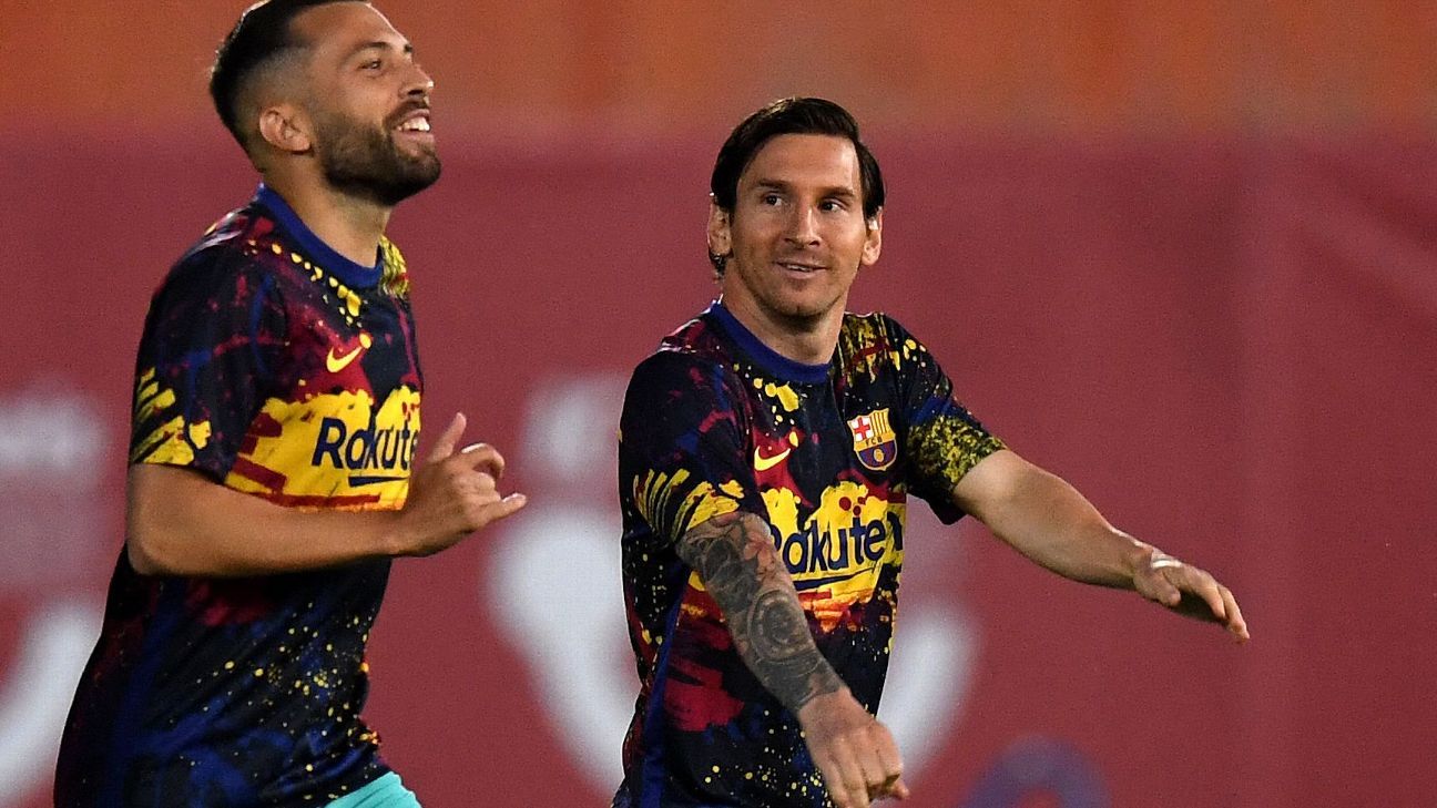 Lionel Messi mostró un nuevo look en el regreso de LaLiga - ESPN