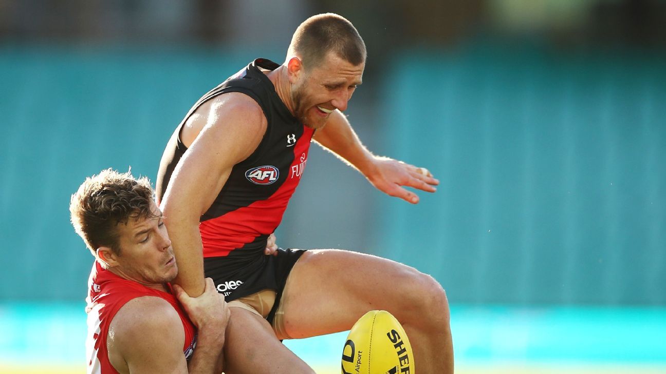 Essendon captain Dyson Heppell's injury woes continue - ESPN