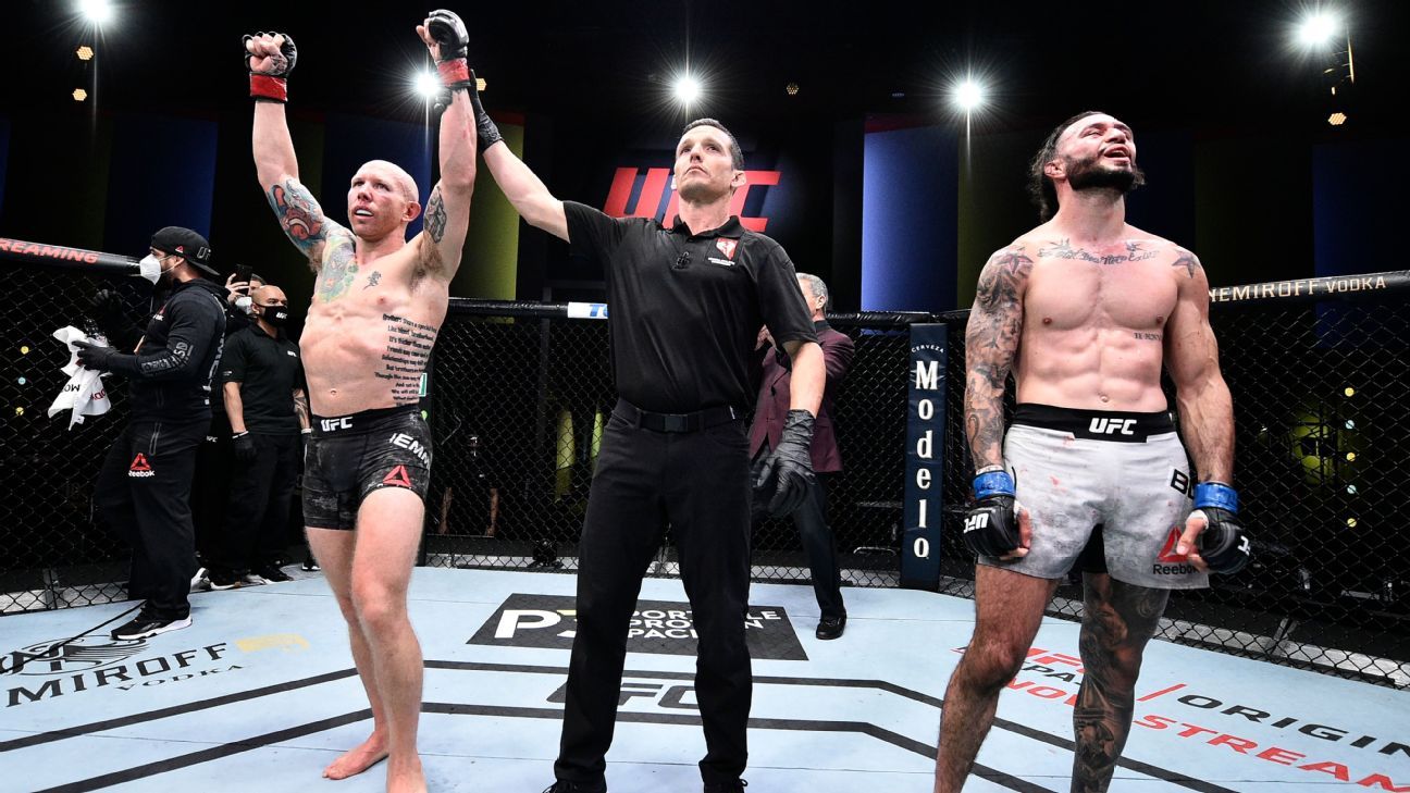 UFC: Shane Burgos reclama de queda em ranking após revés para Josh ...