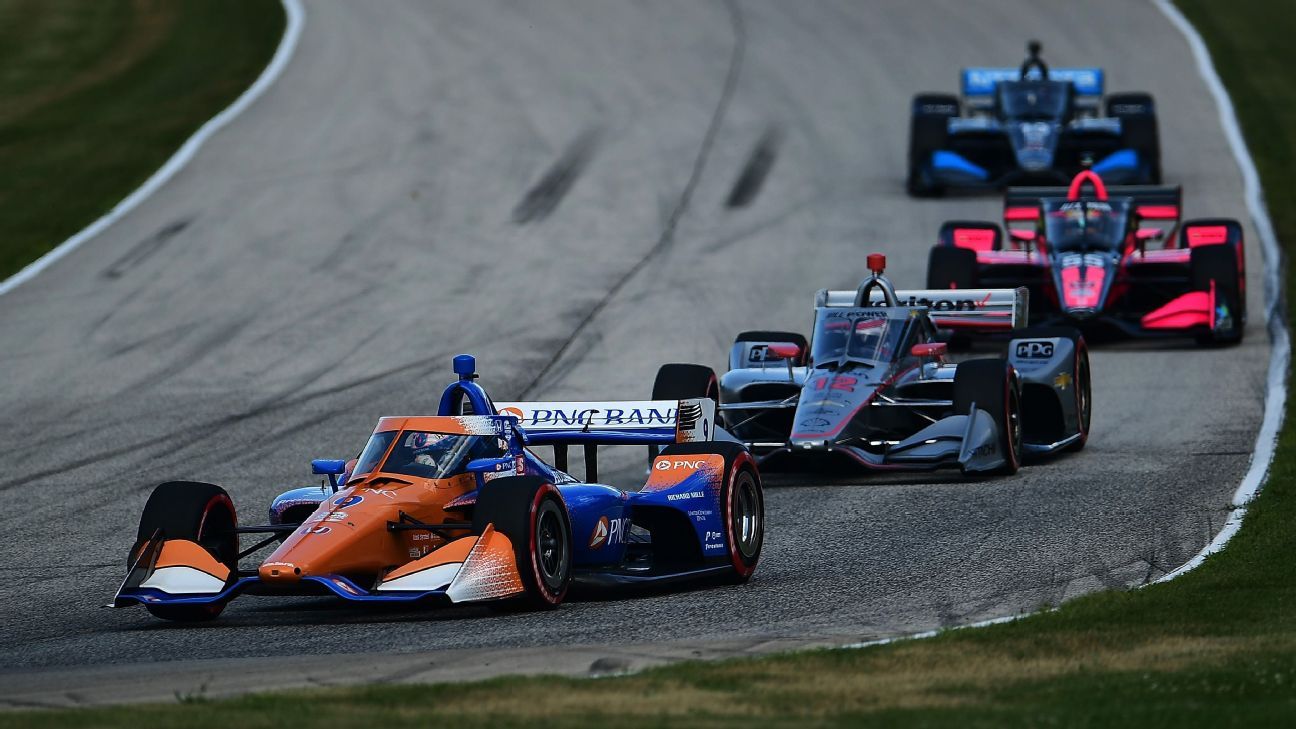 Scott Dixon takes 3rd straight win as IndyCar hosts fans at Road ...
