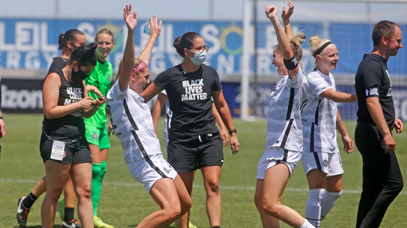 Morgan Weaver helps Thorns eliminate Courage, advance to semis - ESPN