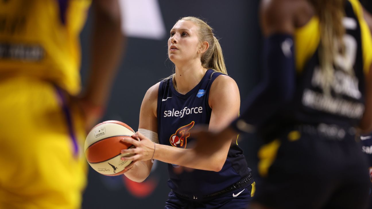Forward Lauren Cox signs with Los Angeles Sparks after she was waived ...