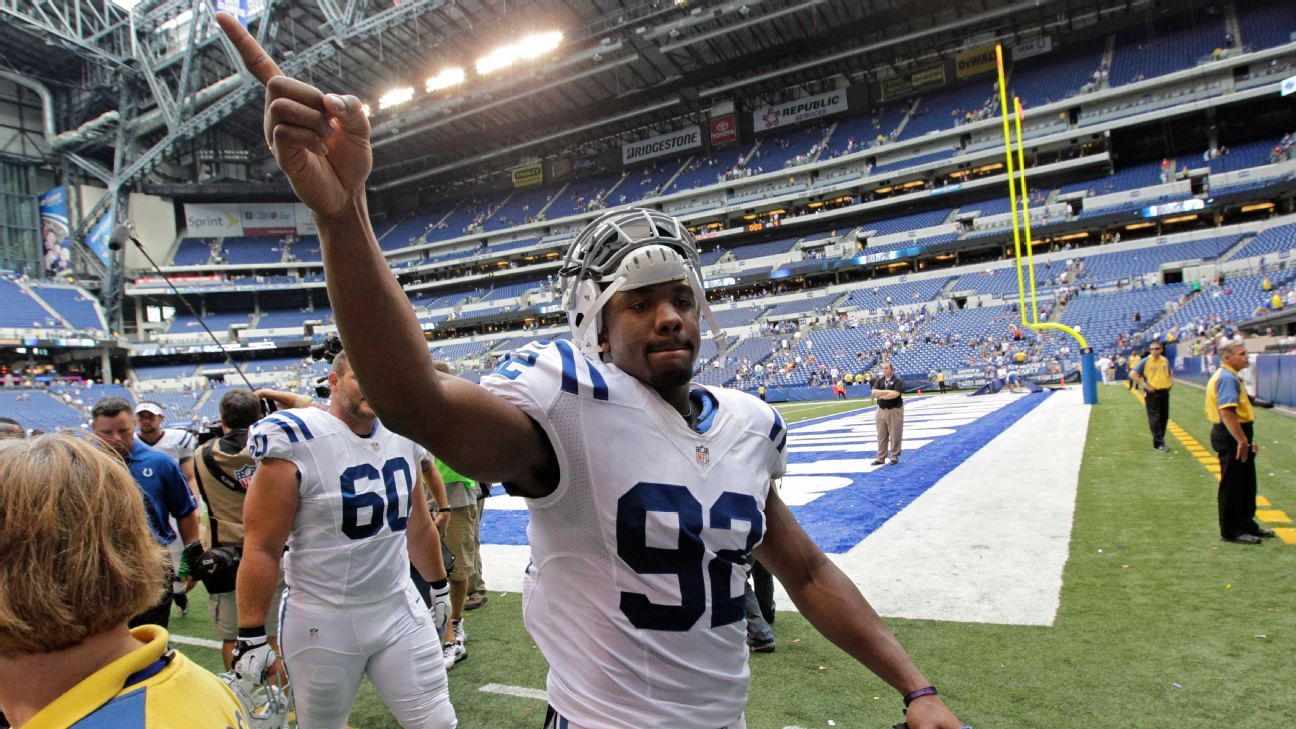 Former Colts roommates Jerry Hughes, Mario Addison reunited with Bills ...