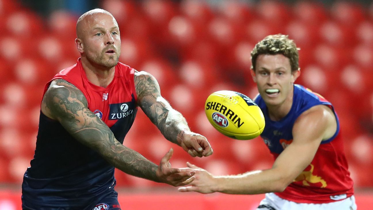 Nathan Jones on track to break Demons' AFL games record - ESPN