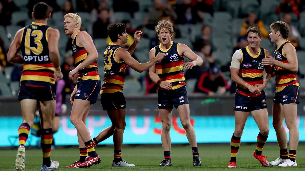 Adelaide upset GWS in AFL boilover - ESPN