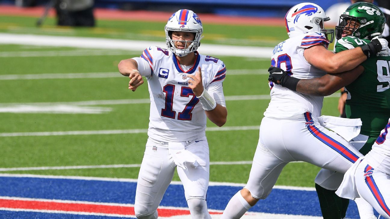 Early returns exciting for Josh Allen in Bills' revamped passing game ...
