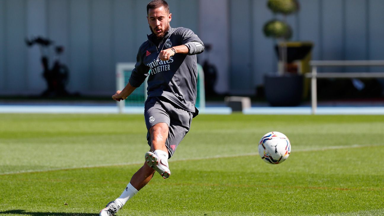 Real Madrid: Hazard volta a treinar e está relacionado para duelo na ...