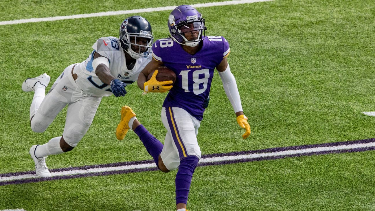 Justin Jefferson's breakout game sign of more to come with Vikings ...