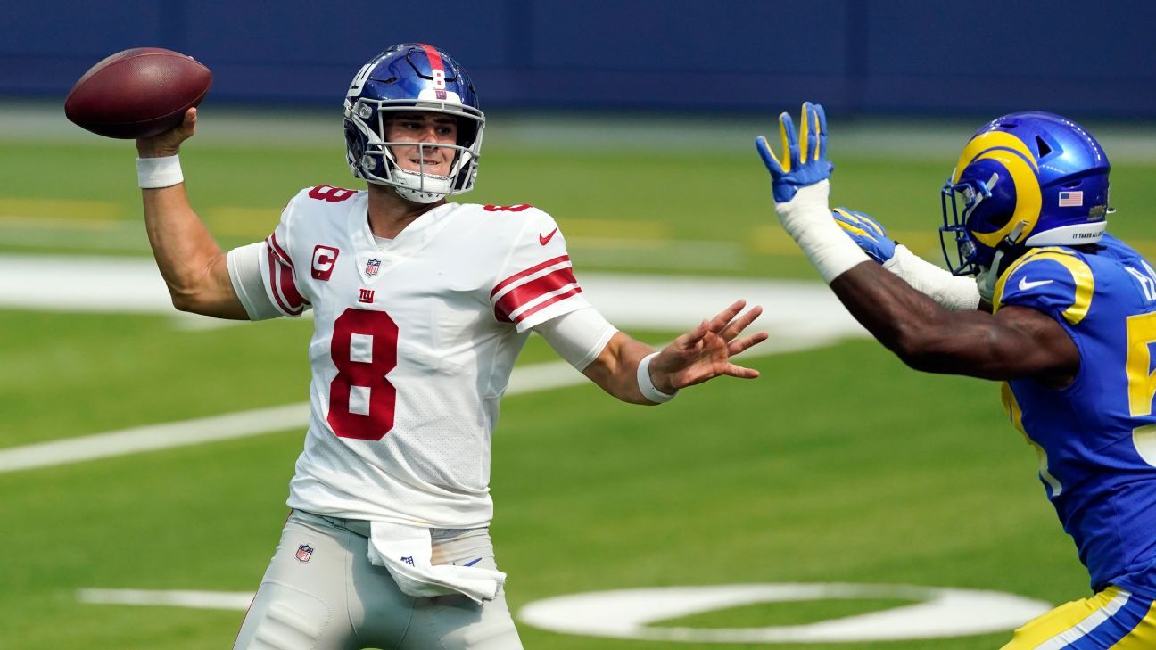 Jason Garrett's offense continues to flounder for winless Giants - ESPN ...